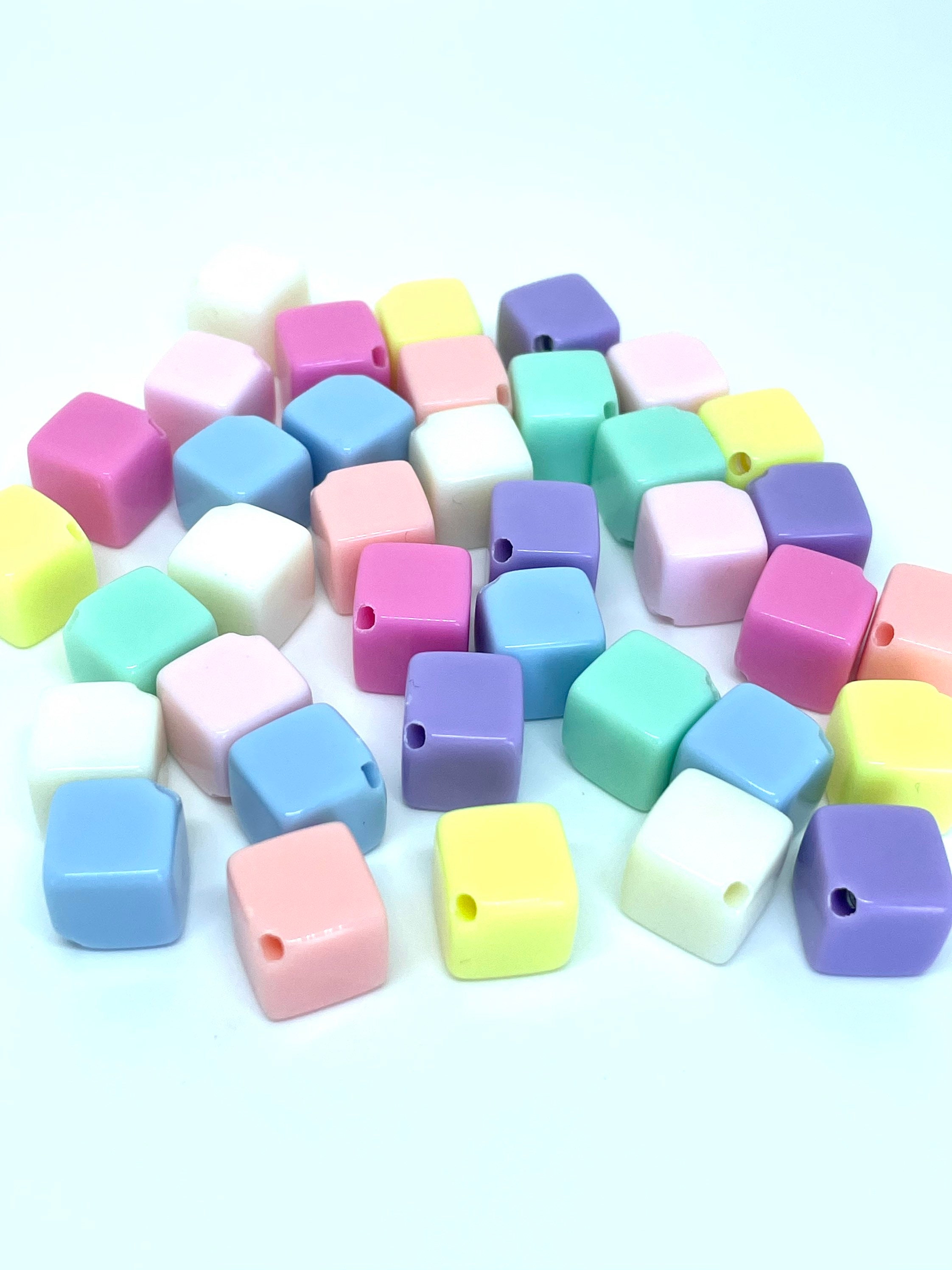 Kawaii Pastel Square Beads From Japan, Cute Beads, Kawaii Beads, DIY ...