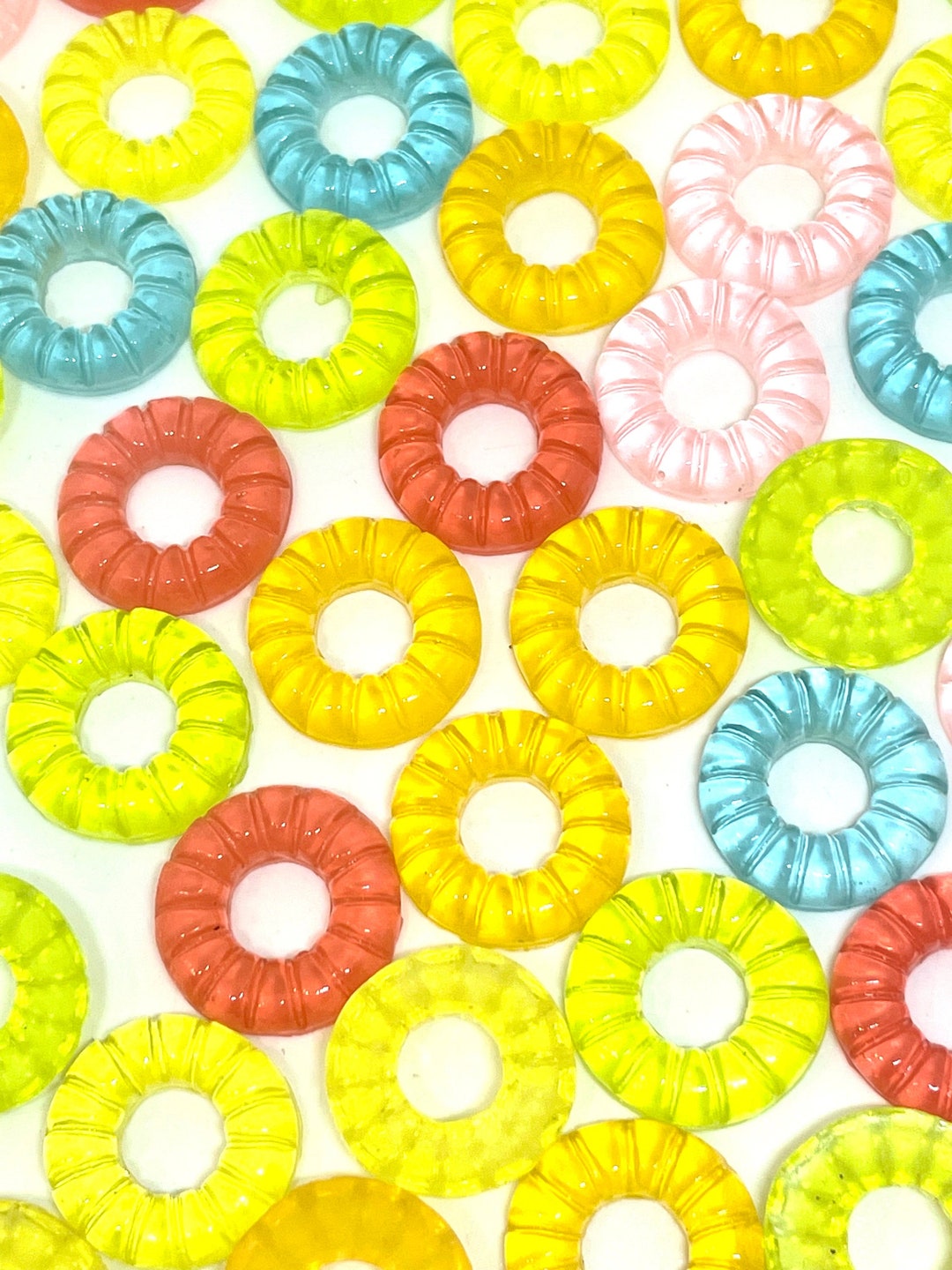 Bright Color Candy Rings Made From Resin, Fake Candy, Props, Jelly - Etsy