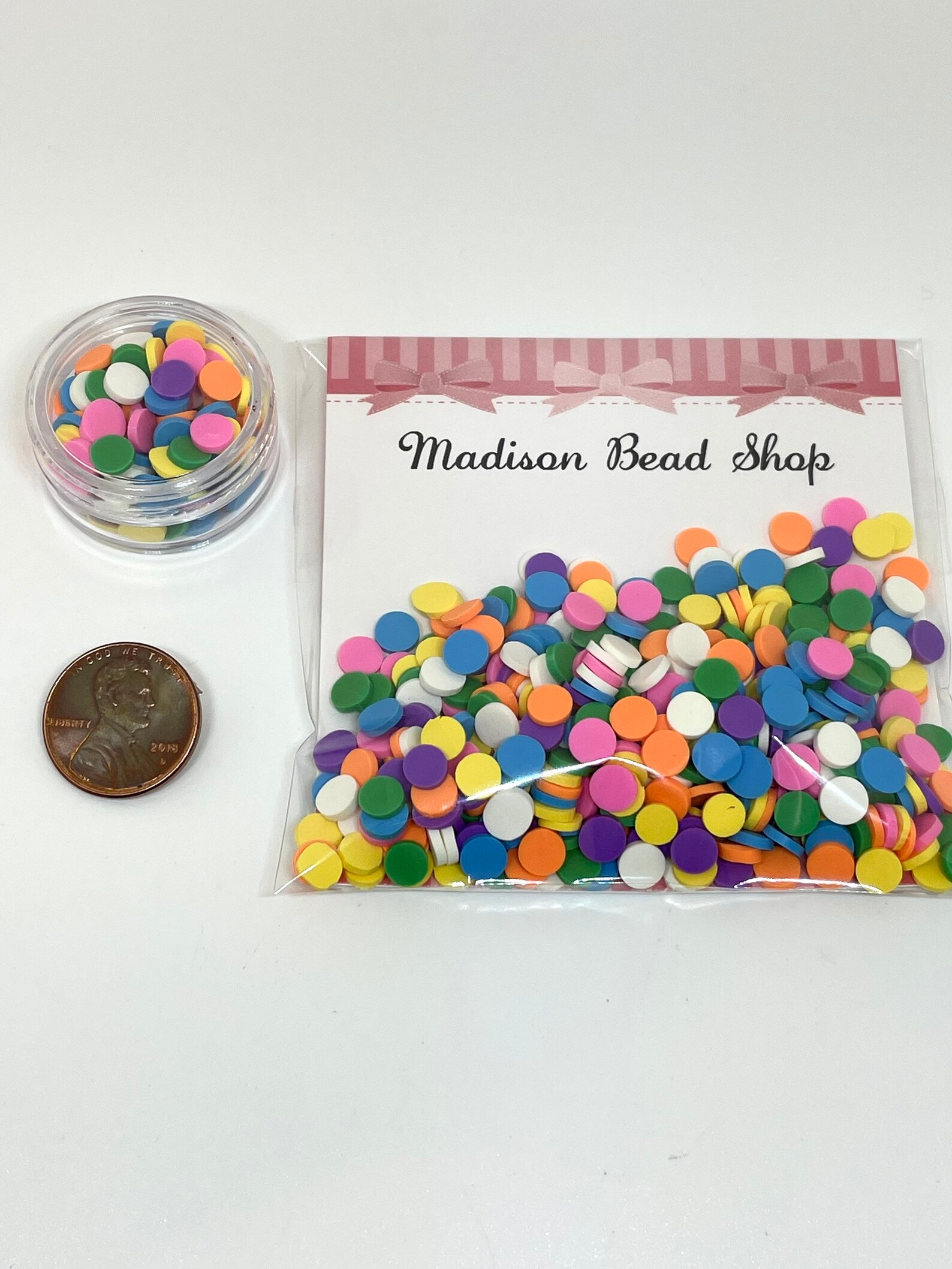 Pastel Fake Candy Quins, Fake Sprinkles for Slime, Round Sprinkles for ...