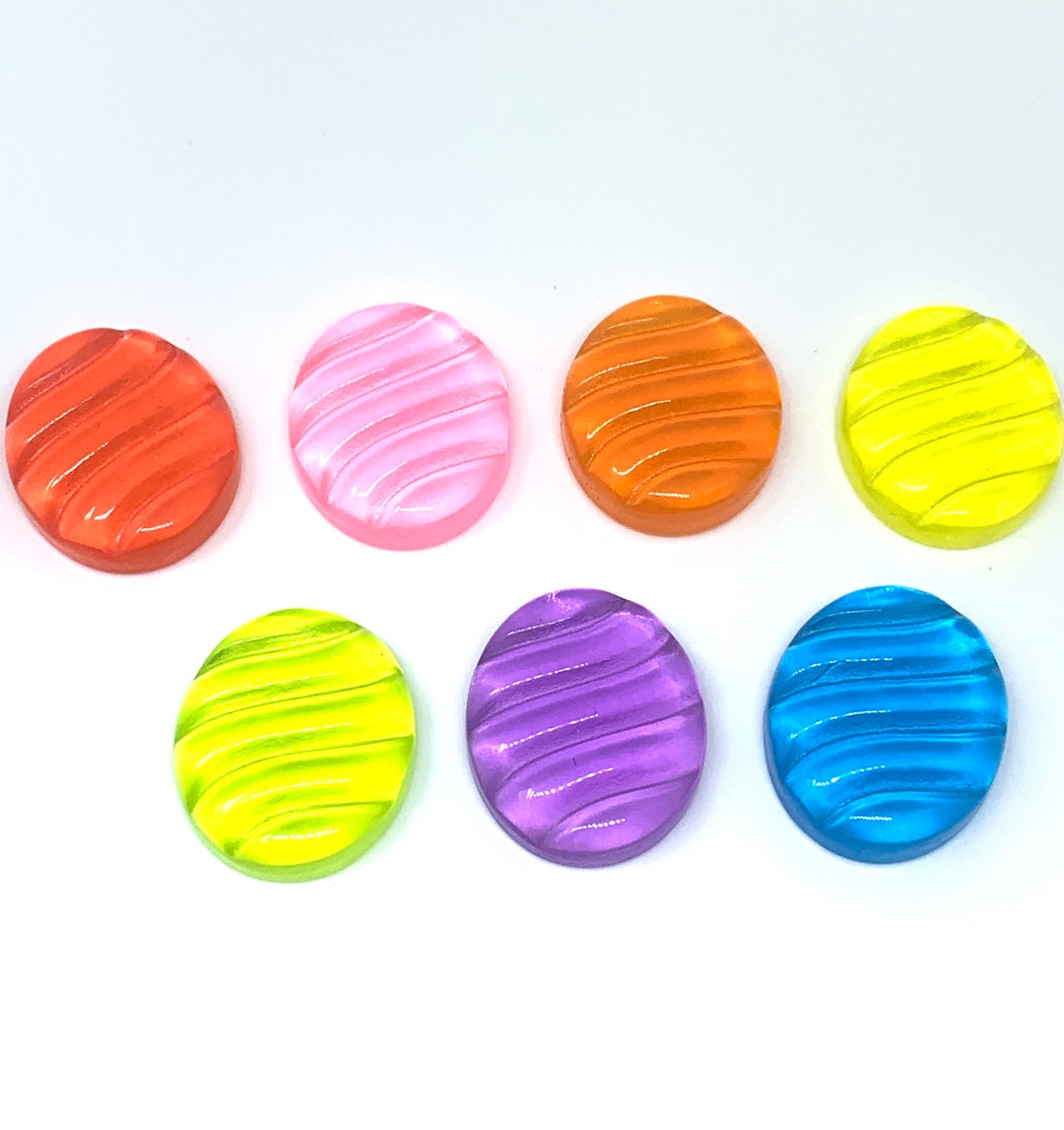 Cute Hard Candy Decoden Cabochons - 7pc Set of Cabs - Etsy