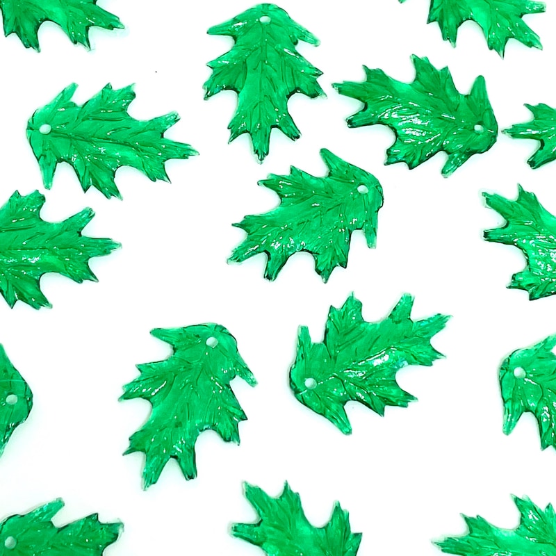 Oak Leaf Bead - Etsy