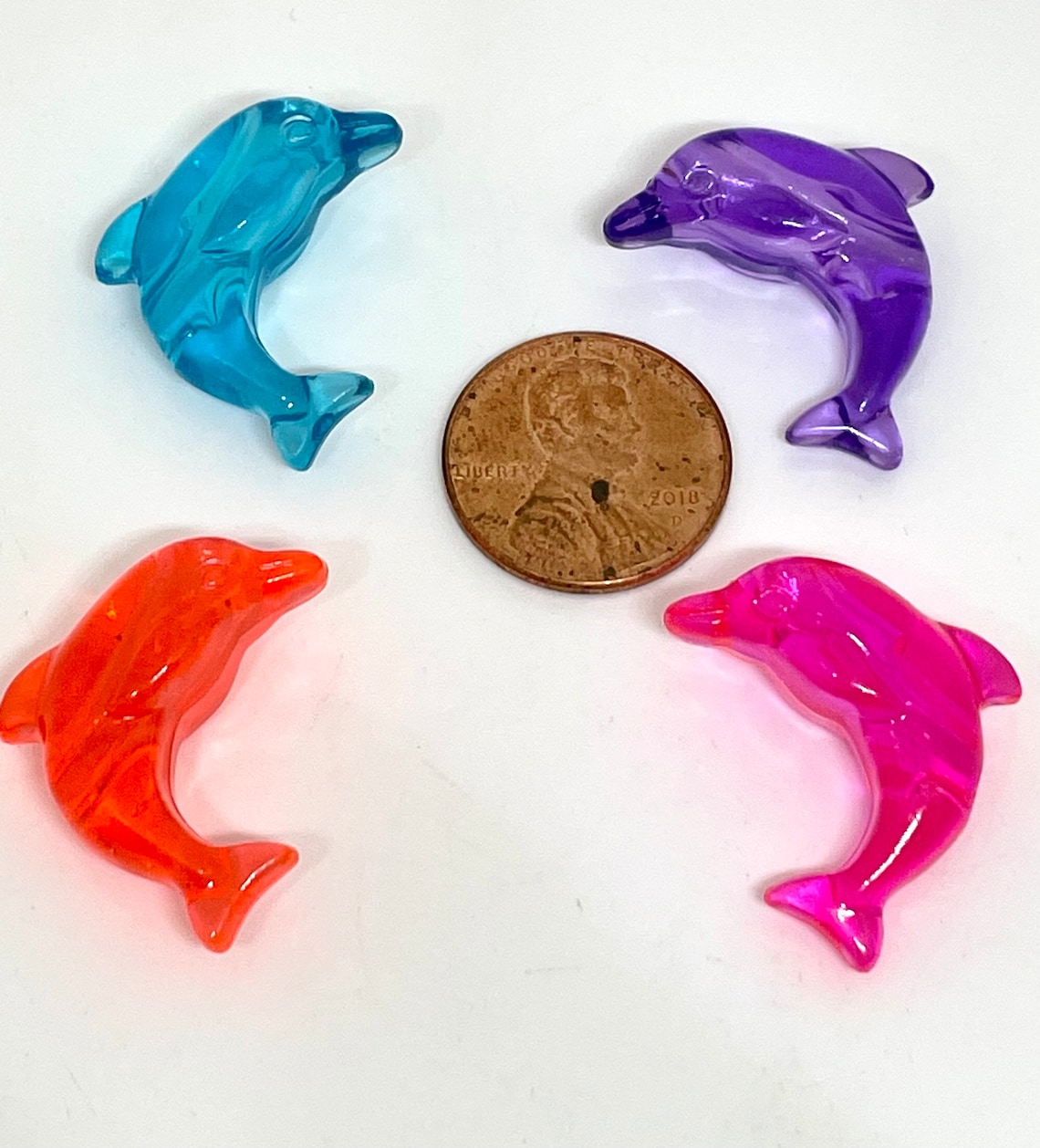 Translucent Rainbow Dolphin Bead Mix for Jewelry Making - Etsy
