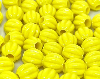 Lemon Yellow Beads | Etsy