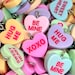 Valentine's Day Conversation Heart Charms, Candy Heart, Pendant ...