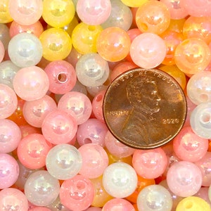 Translucent Mermaid Bubble Beads - Stunning 8mm Beads for Jewelry ...