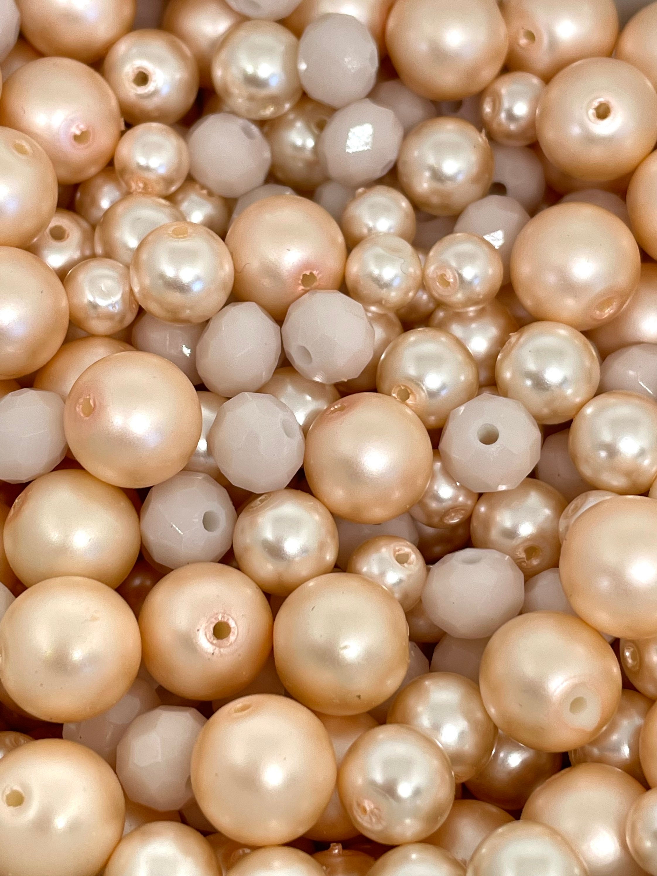 Soft Cream Elegant Bead Mix Cute Beads for Jewelry Making - Etsy