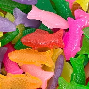 Fake Candy Mini Swedish Fish Mix, Slime Toppings, Filler, Fake Food ...