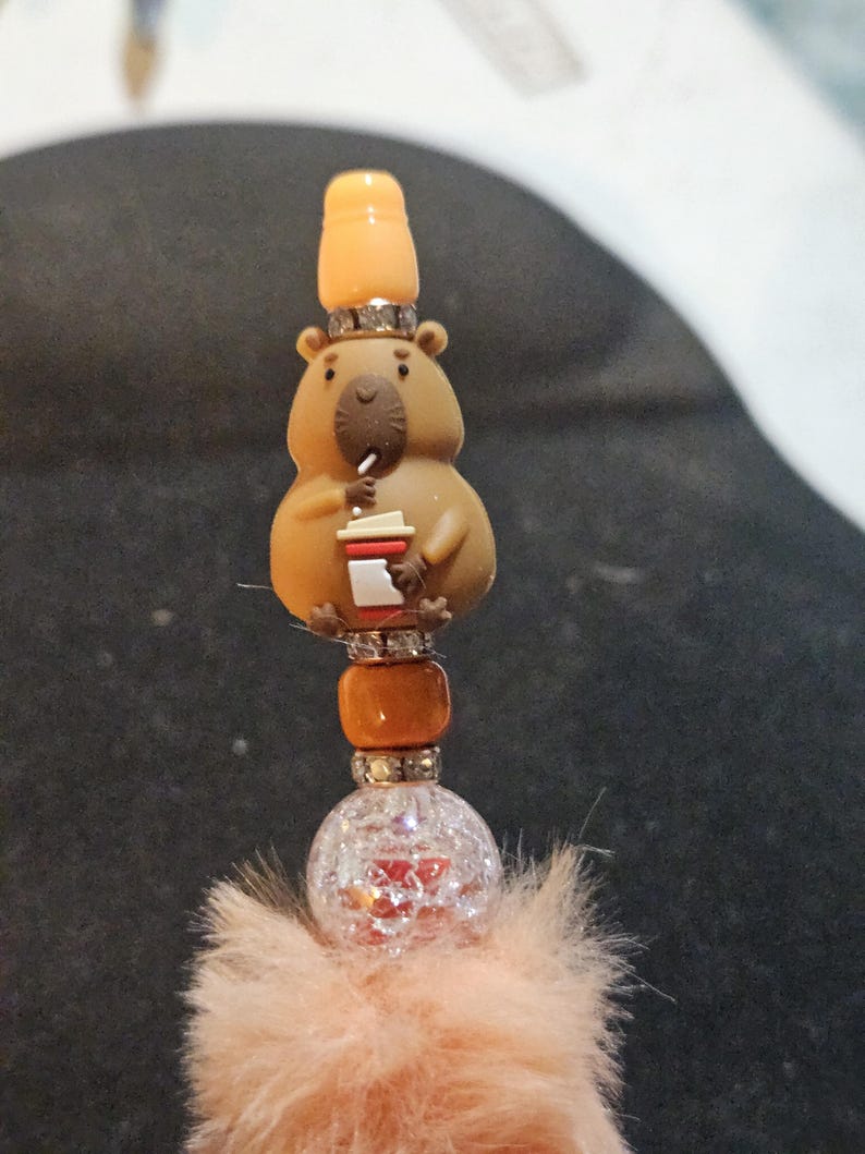 Beaded Pens Capybara Orange/peach A7-A10 - Etsy