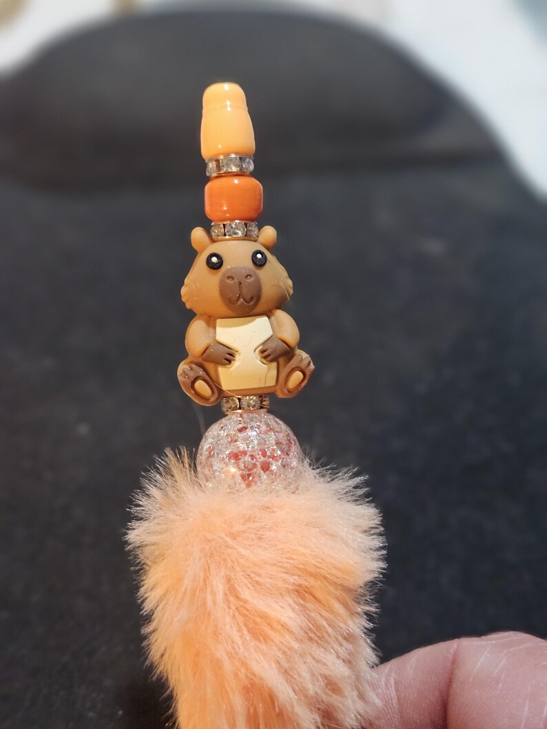 Beaded Pens Capybara Orange/peach A7-A10 - Etsy