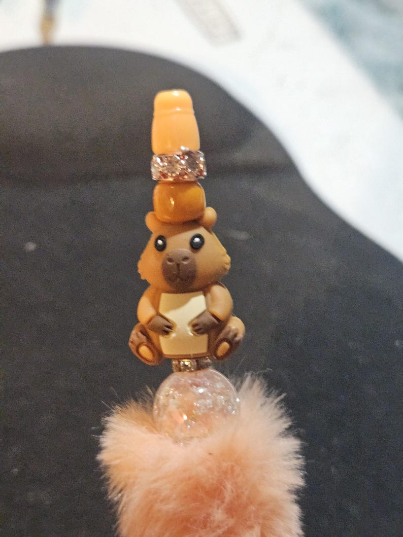 Beaded Pens Capybara Orange/peach A7-A10 - Etsy
