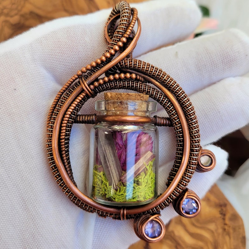 Wire Wrapped Bottle - Etsy