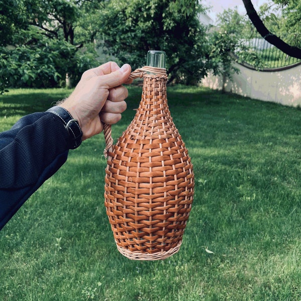 Wicker Demijohn - Etsy
