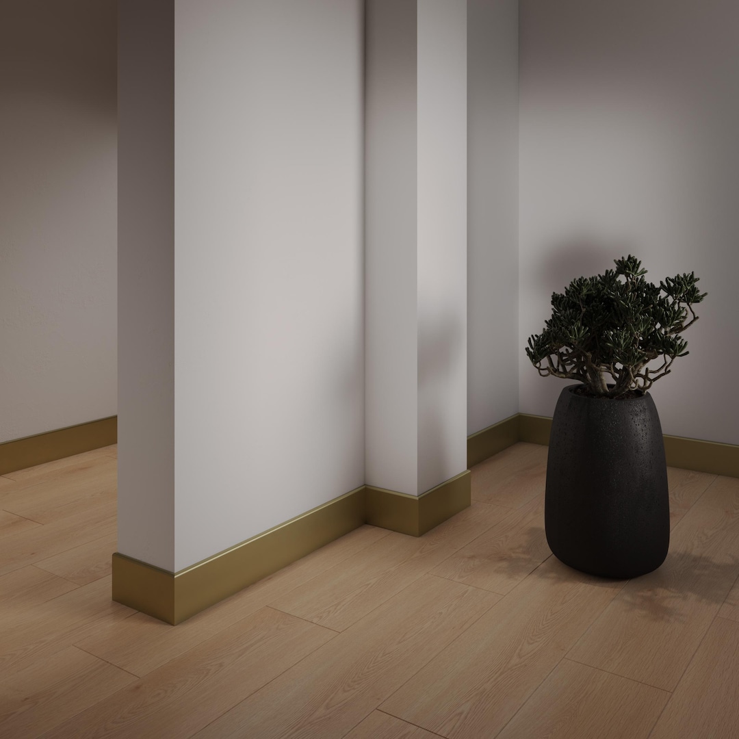 Custom Metal-covered MDF Baseboards 3.5'' H X 96'' L – Any Colour, Any ...