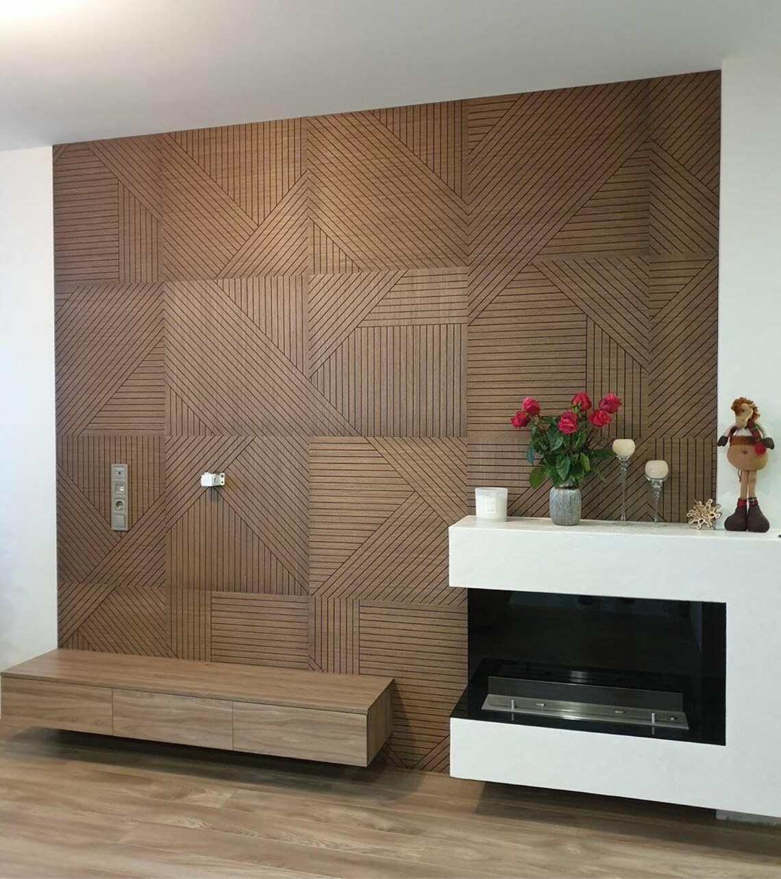 Personalized/custom Made - Wooden Wall Panels - Wooden Headboard ...