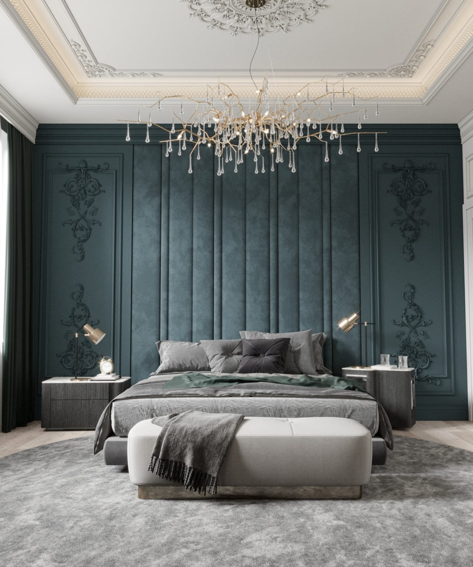 Upholstered Wall Mounted Panels wall Mounted Headboard - Etsy