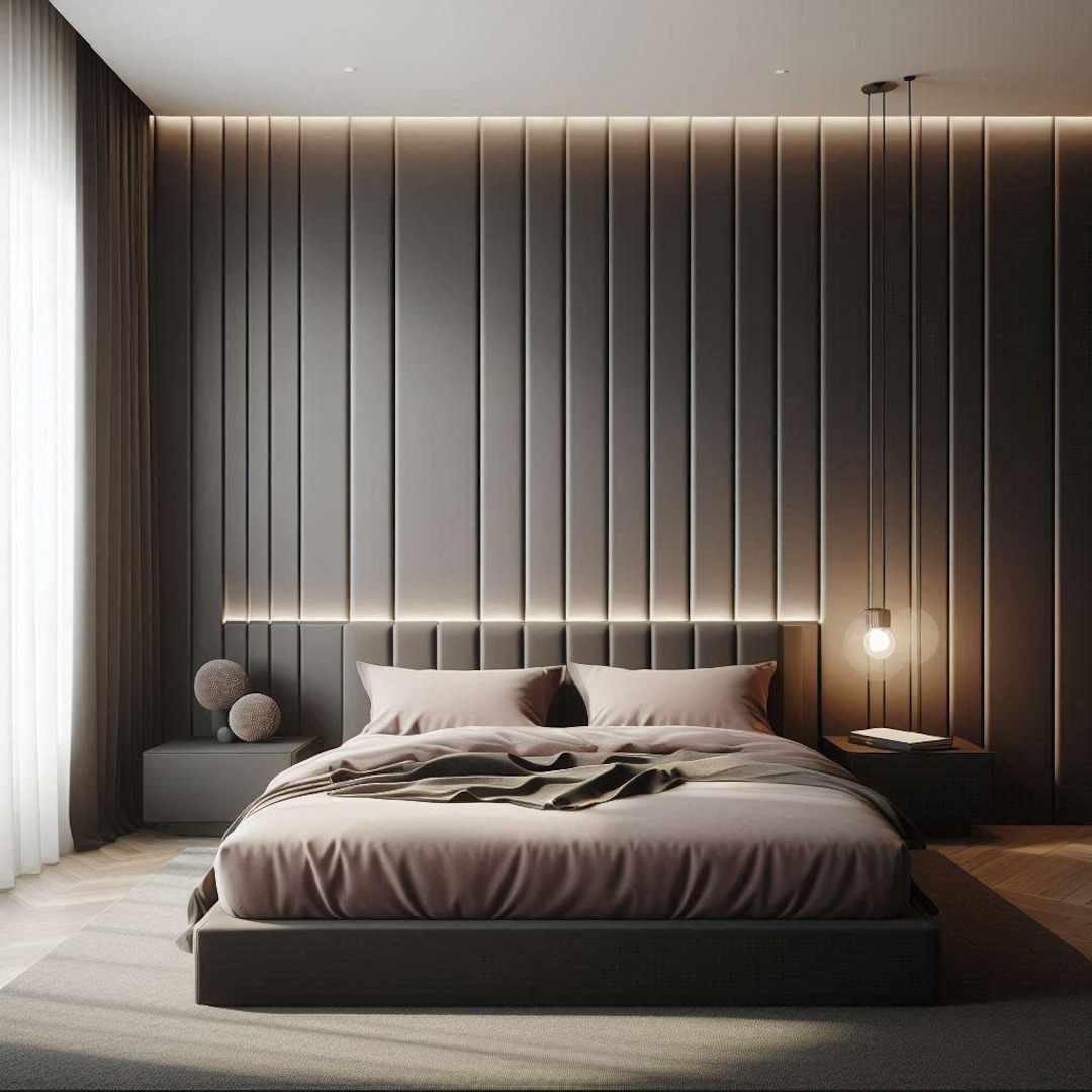 Wall Mounting Headboard, Wall Panels, Velvet Headboard, King Headboard ...