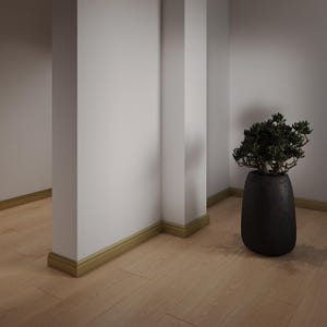 Custom Metal-covered MDF Baseboards 3.5'' H X 96'' L – Any Colour, Any ...