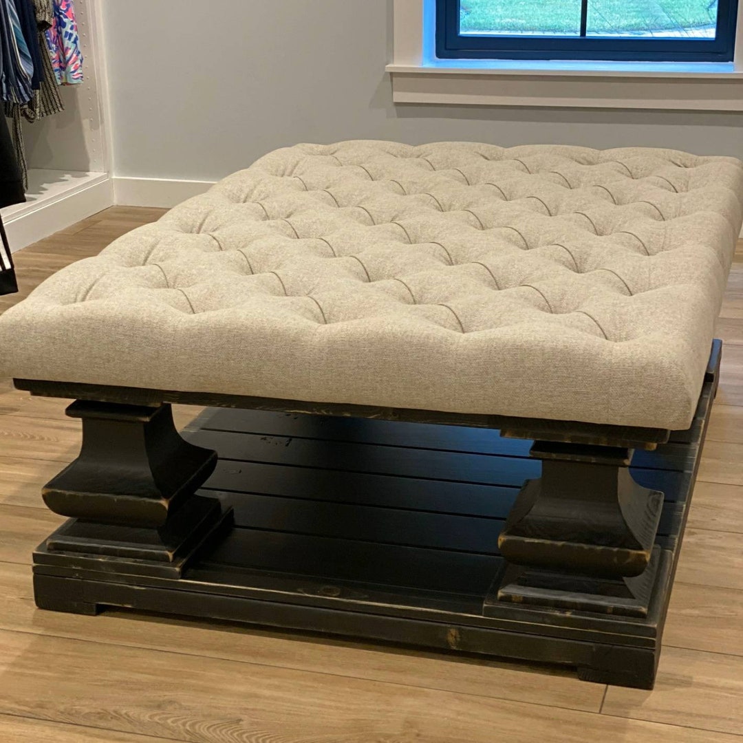 Tufted Bench Seat/ Bench Seat/seat for Ottoman / Any Size - Etsy