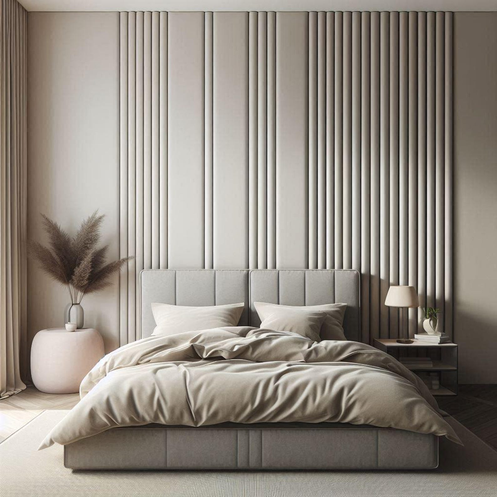 Wall Mounting Headboard, Wall Panels, Velvet Headboard, King Headboard ...