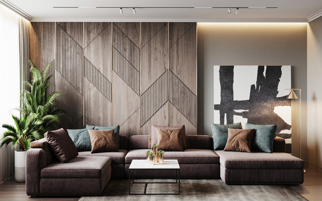 Personalized/custom Made - Wooden Wall Panels - Wooden Headboard ...