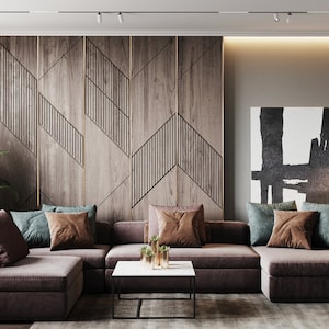 Personalized/custom Made Wooden Wall Panels Wooden Headboard Wooden ...