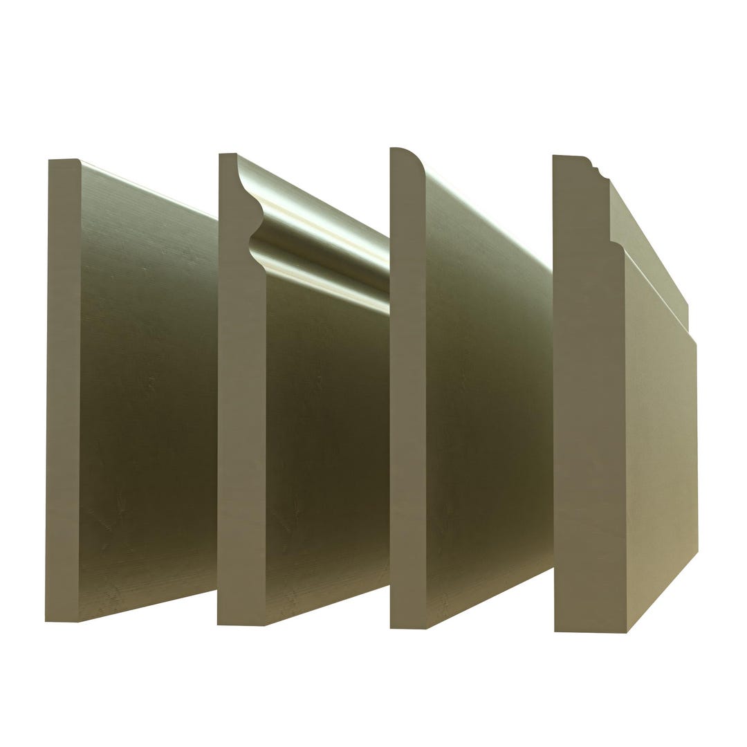 Custom Metal-covered MDF Baseboards 3.5'' H X 96'' L – Any Colour, Any ...
