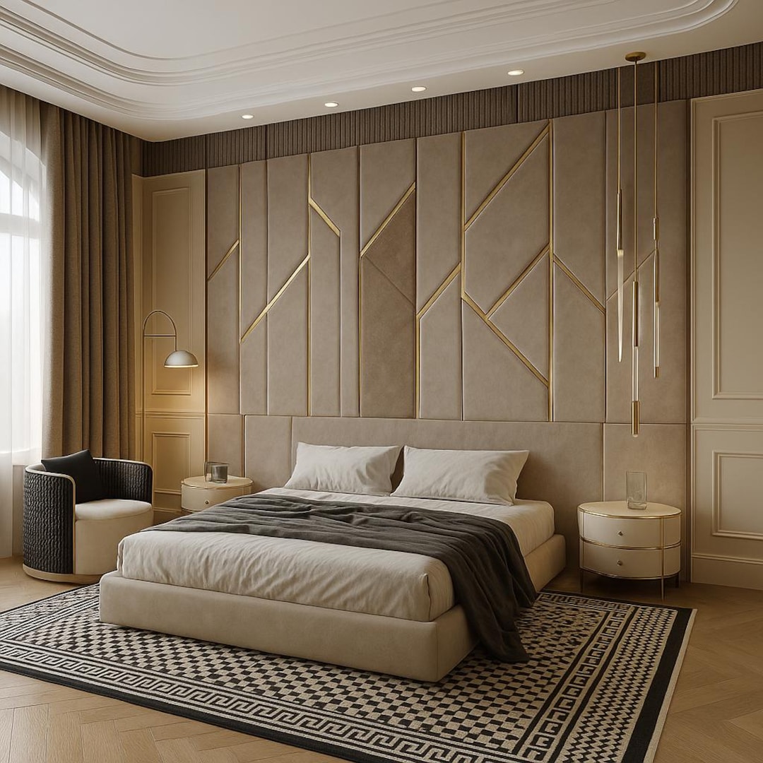 Wall Mounting Headboard, Wall Panels, Velvet Headboard, King Headboard ...