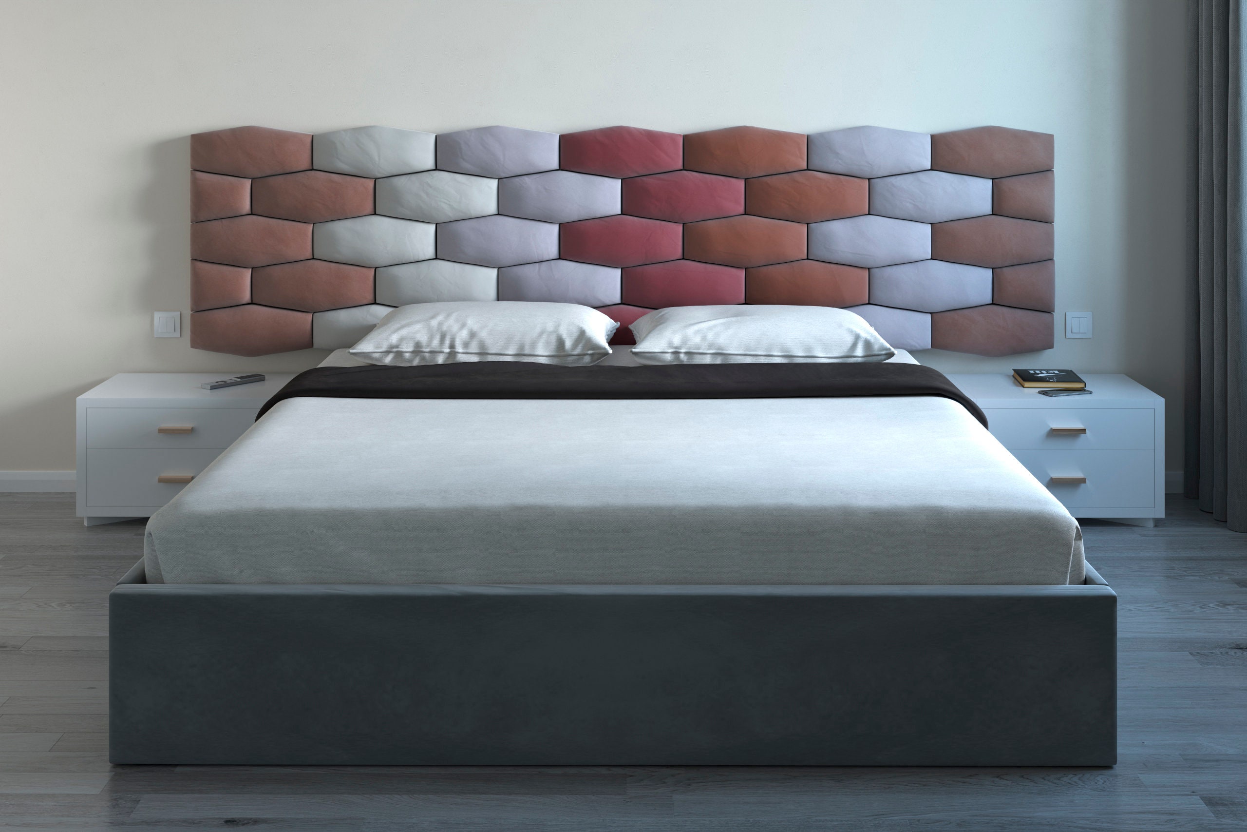 Personalized/custom Made - Upholstered Twin/double/queen/king ...