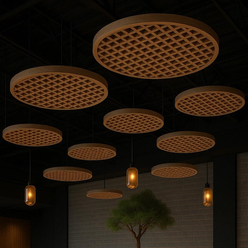 Premium “cloud” Ceiling Panels, Natural Wood Ceiling Panels – Custom ...