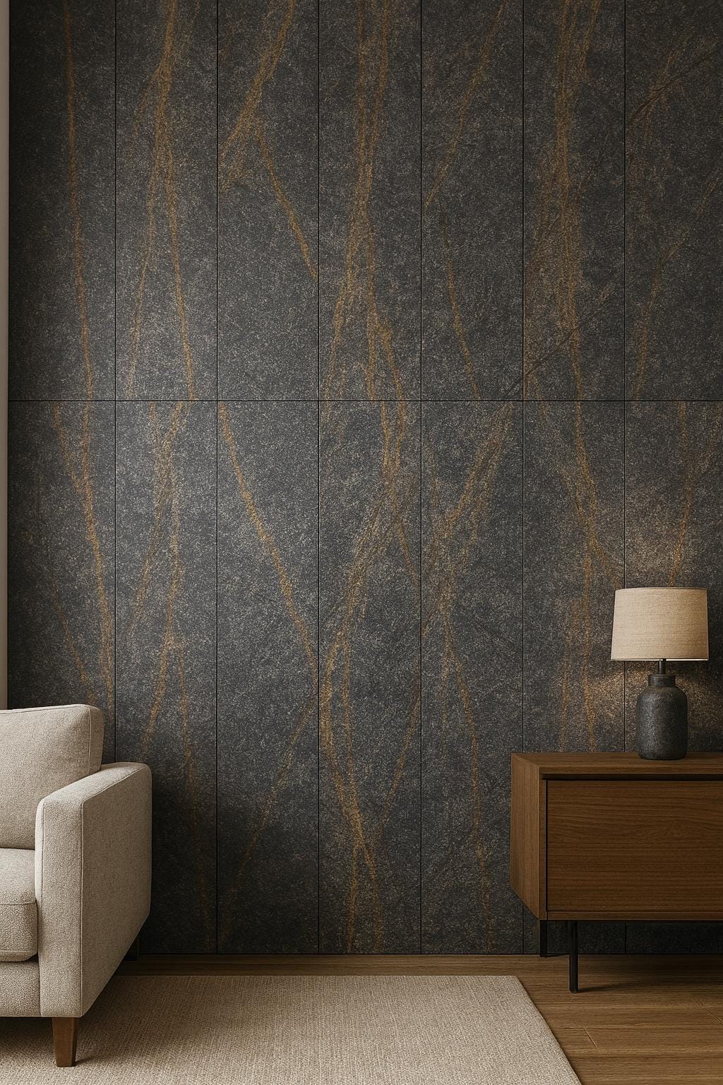 Stone Veneer Wall Panels • MDF Covered With Real Slate • Natural Stone ...