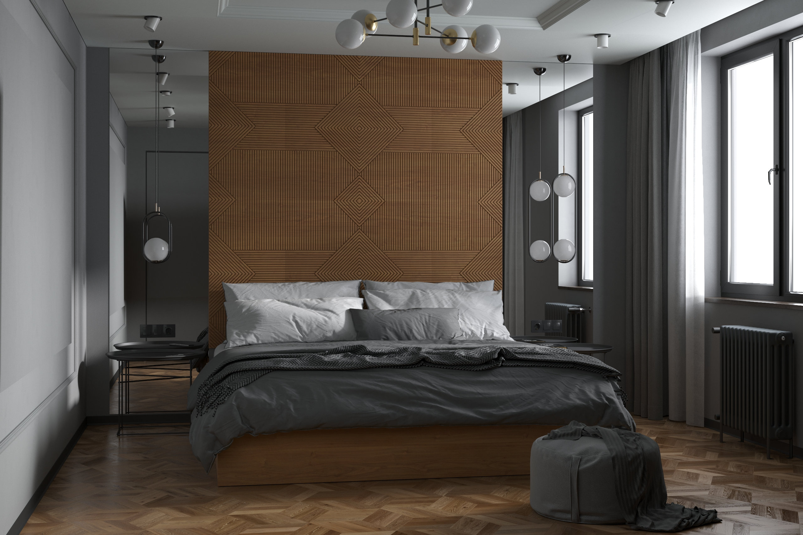 Personalized/custom Made - Wooden Wall Panels - Wooden Headboard ...