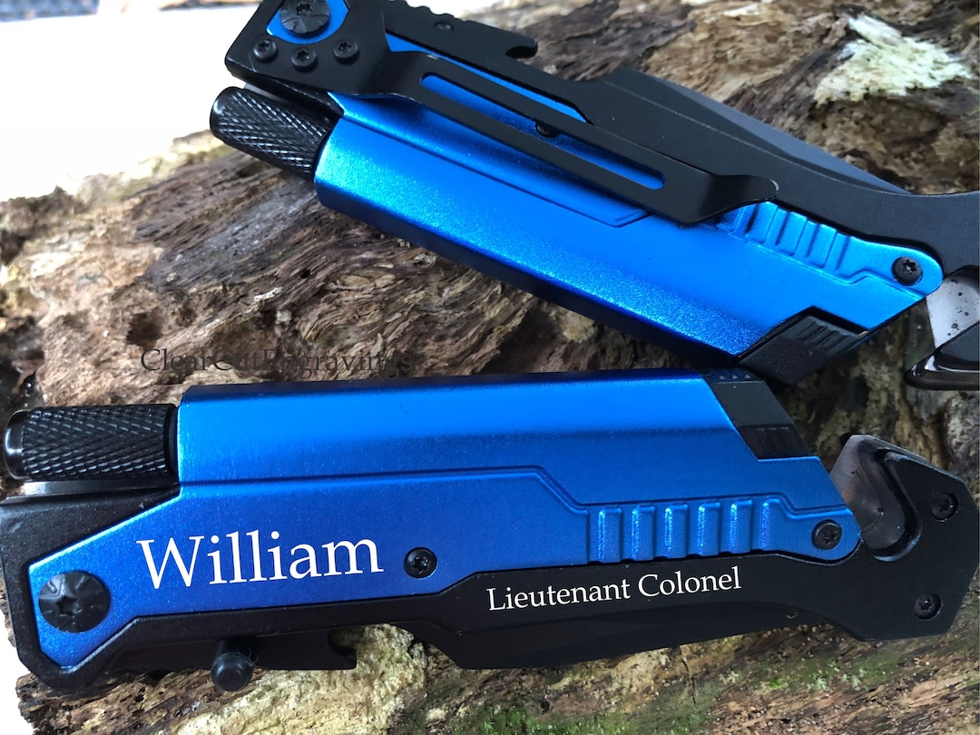 Personalized Engraved Military Knife, Custom Pocket Knife, Knife for ...