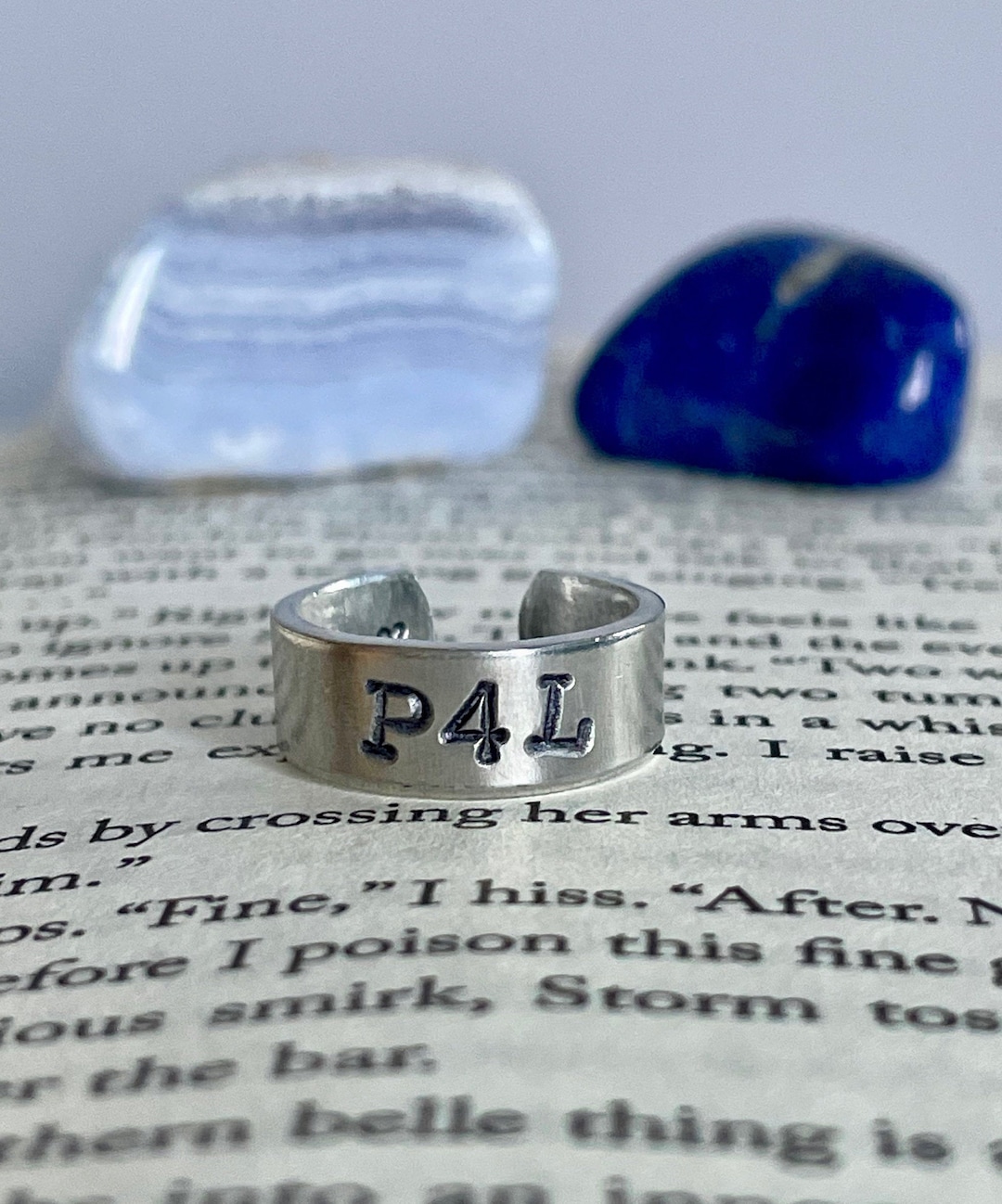 P4L / Pogue for Life / Outer Banks / Hand Stamped Metal Ring / Secret ...