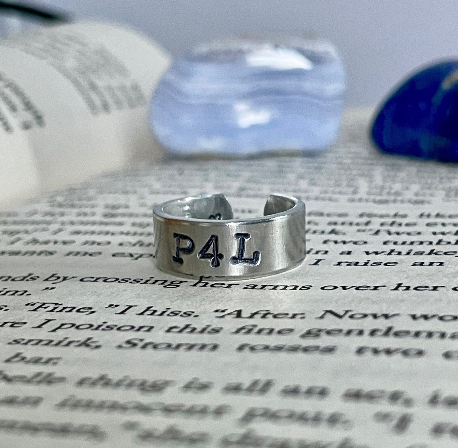 P4L / Pogue for Life / Outer Banks / Hand Stamped Metal Ring / - Etsy