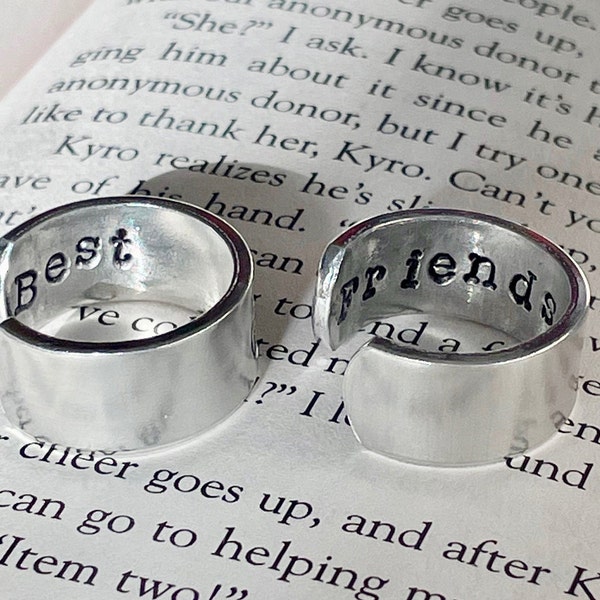 Best Friends Rings - Etsy