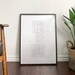 Less is More Wall Art Print | Minimal Wall Art - Etsy
