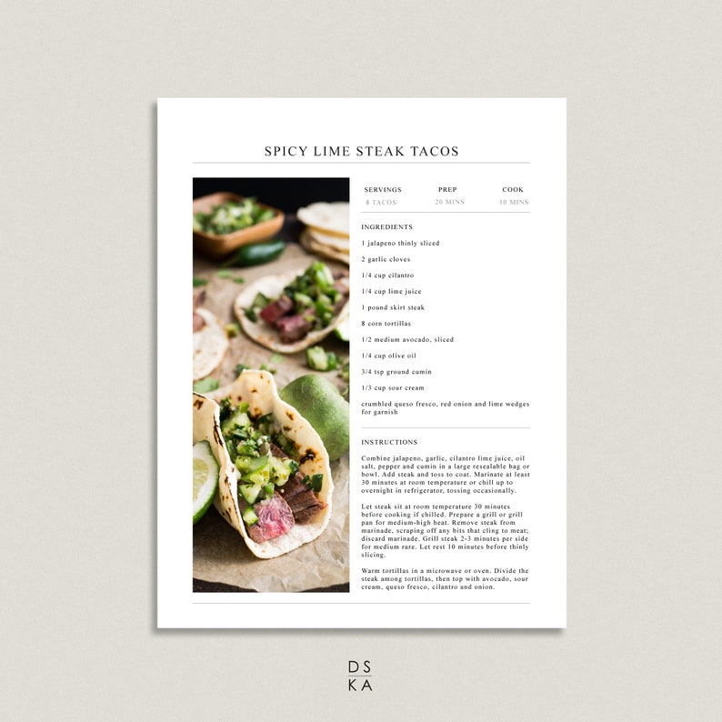 Editable Recipe Book Template BUNDLE 8.5x11 - FARMHOUSE COLLECTION ...