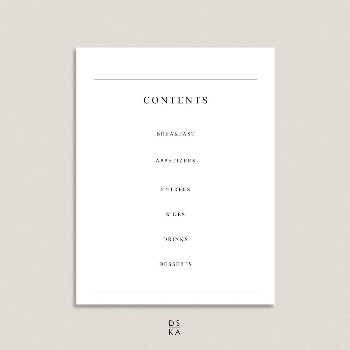 Modern Farmhouse Editable Recipe Book Template 8.5x11 FARMHOUSE ...