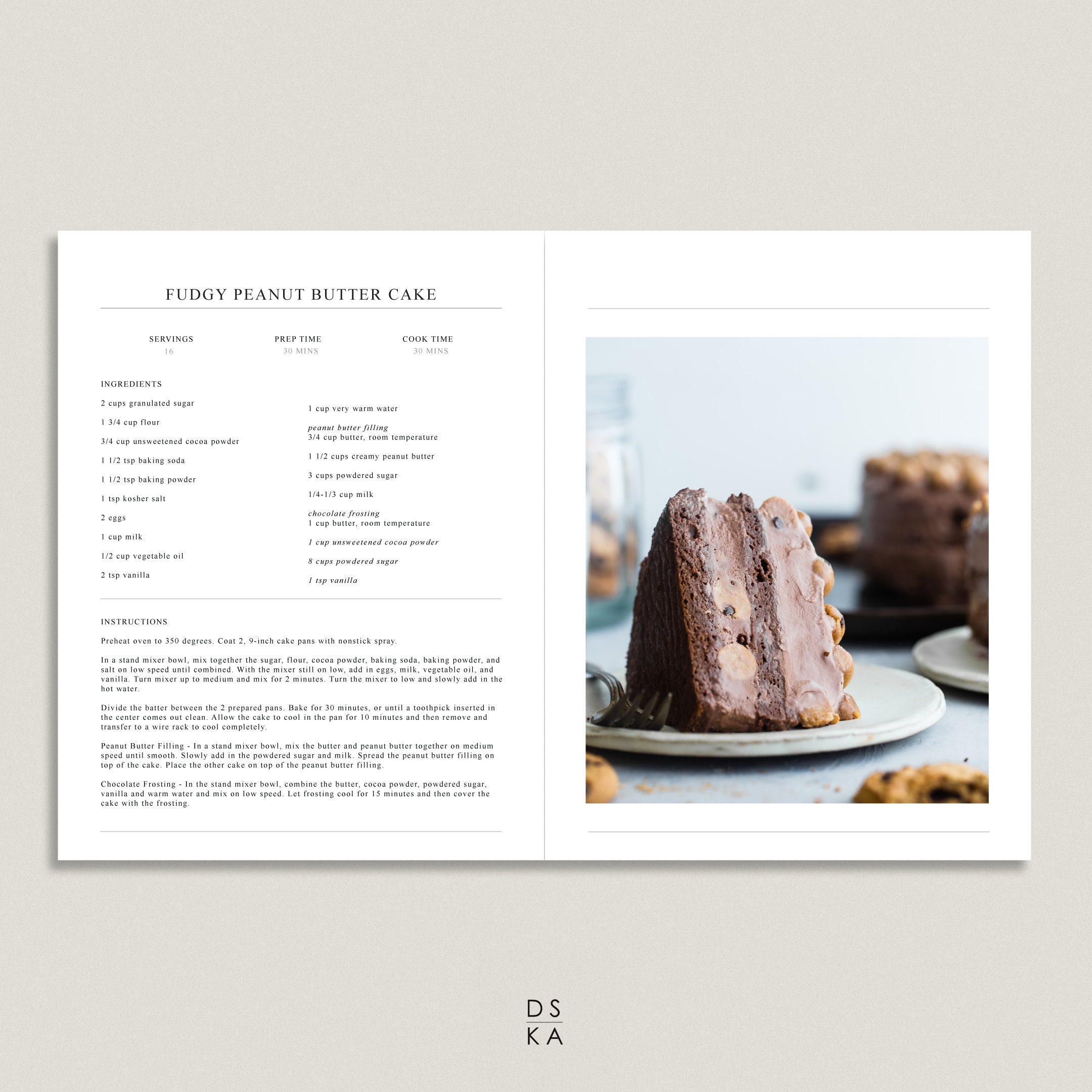 Editable Recipe Book Template BUNDLE 8.5x11 - FARMHOUSE COLLECTION ...