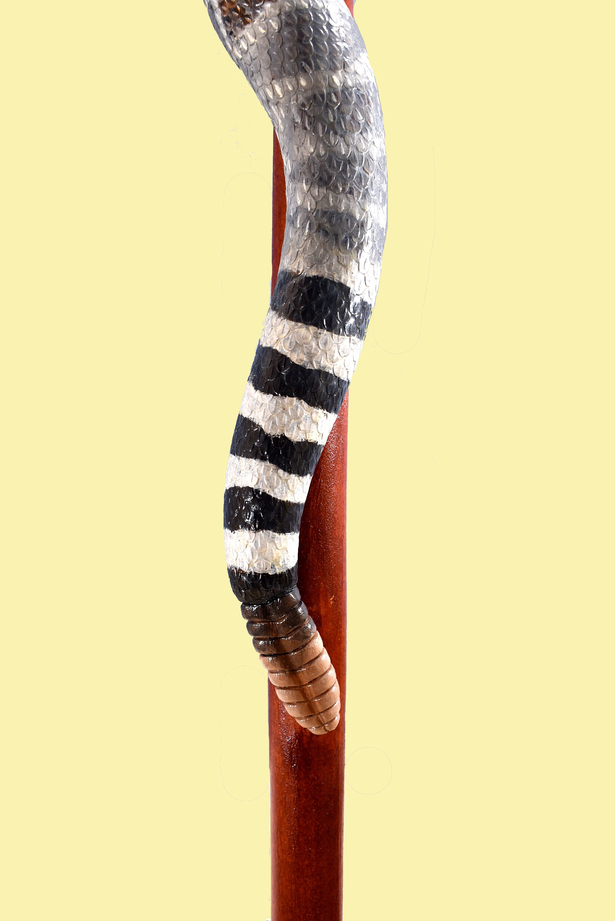 Snake Wooden Walking Stick Full Body Hand Carved Twisted | Etsy