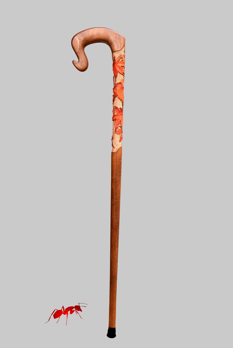 Custom Wood Walking Caneshepherd Crook Handle With Maple | Etsy