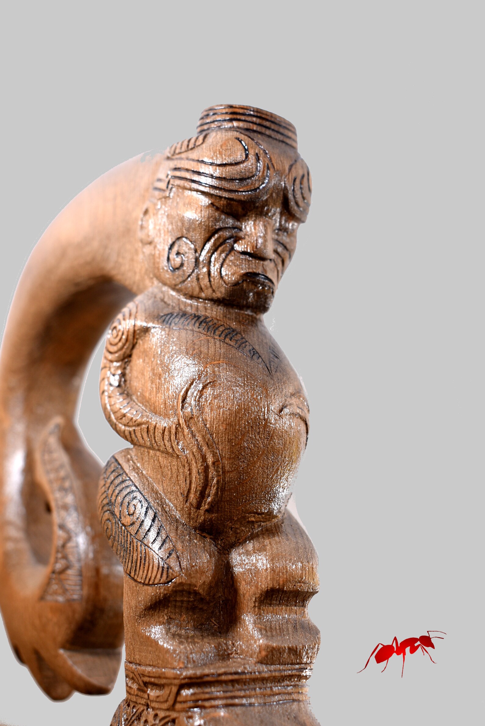 Carved Tokotoko Maori Walking Stick,elegant Dogs for Men Fathers Day ...