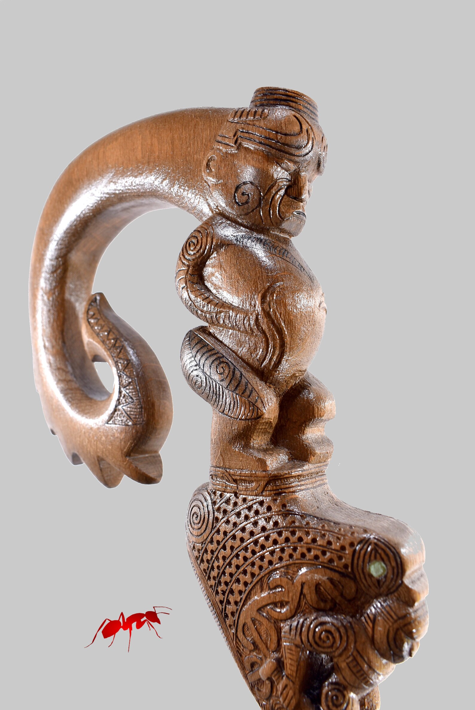 Carved Tokotoko Maori Walking Stick,elegant Dogs for Men Fathers Day ...