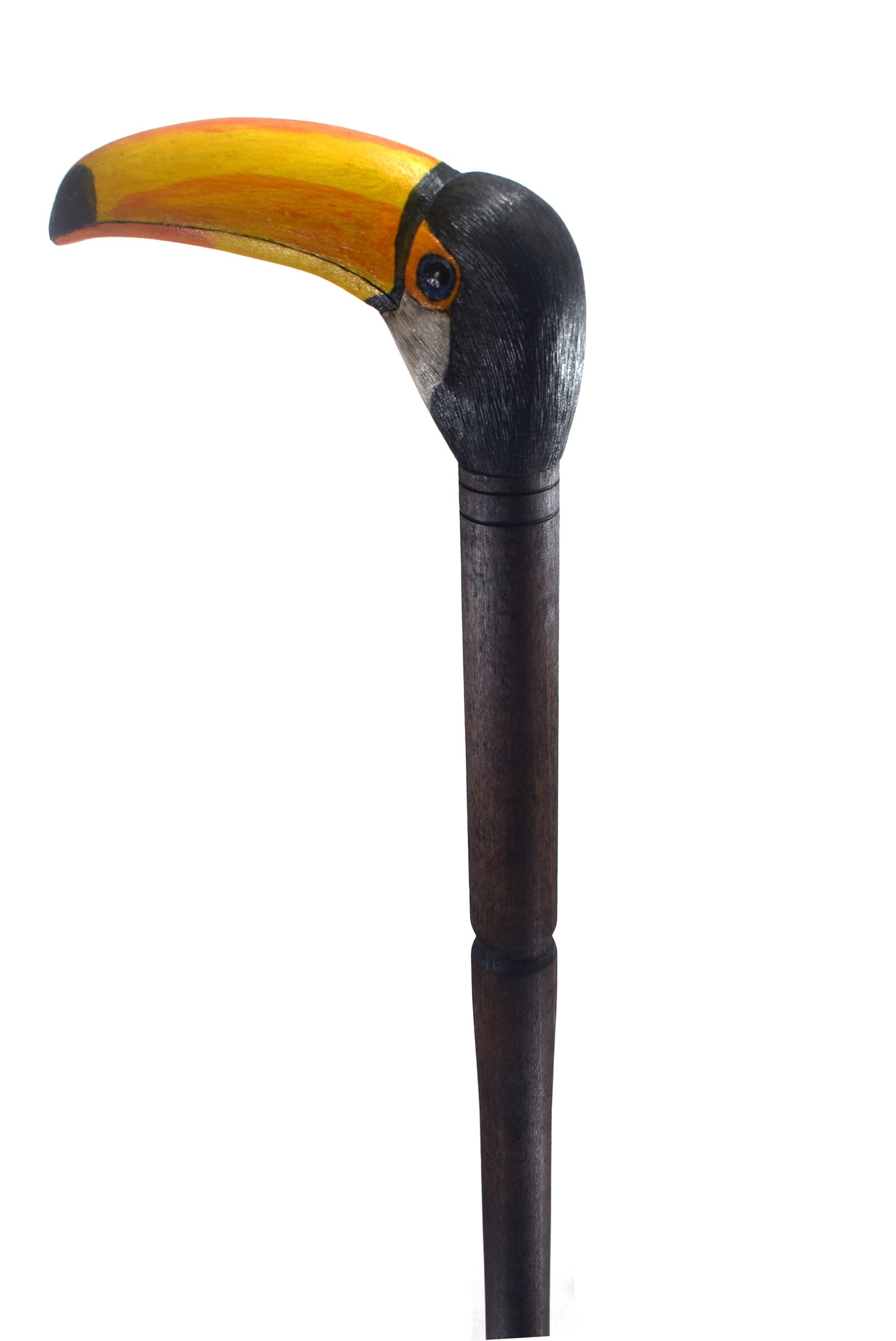Custom Wood Walking Cane Toucan Head Handle hand Carved Cane - Etsy
