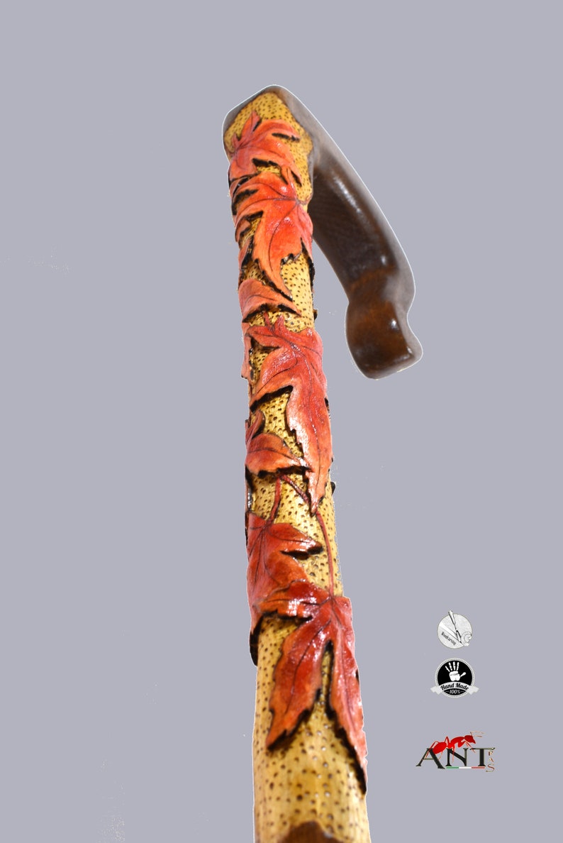 Custom Wood Walking Caneshepherd Crook Handle With Maple | Etsy