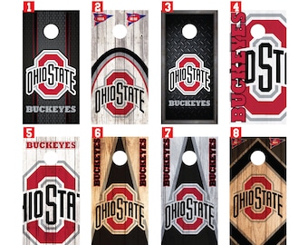 Ohio state cornhole | Etsy