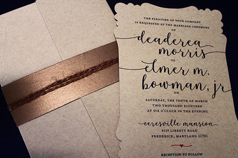 Invitation Wrap 10/set Gatefold Folder Gatefold Wrap Invitation Jacket ...