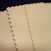 Scalloped Paper 30/set | Blank Scalloped Paper | Rustic Scalloped ...