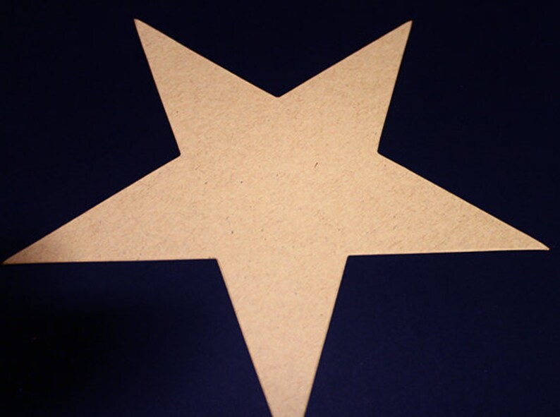 Large Stars 15/set | Large Cardstock Stars: 100lb | Large Kraft Stars ...