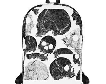 Skull backpack | Etsy